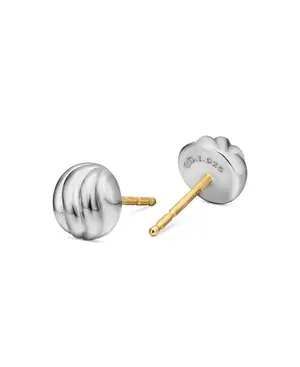 David Yurman Sculpted Cable Earrings - Silver