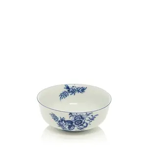 MOTTAHEDEH Emmeline Dessert Bowl - Blue/wht