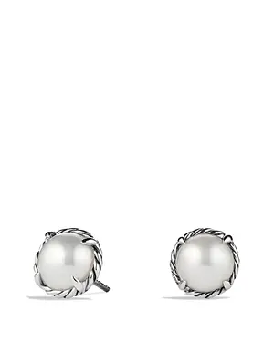 David Yurman David Yurman Chatelaine Pearl Stud Earrings Pearl
