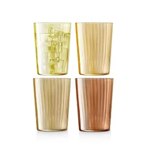 LSA Gems Tumblers, Set Of 4 - Amber