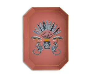 LES-OTTOMANS Giraffe Iron Tray, 17