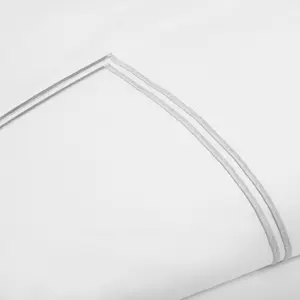 HUDSON PARK COLLECTION Italian Percale Twin Duvet Cover Exclusive - Silver