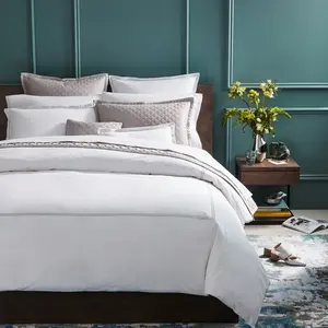 HUDSON PARK COLLECTION Italian Percale Twin Duvet Cover Exclusive - Silver