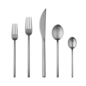 MEPRA Duo Ice Flatware 5-piece Place Setting - Silver