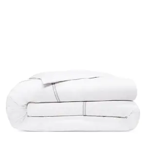 HUDSON PARK COLLECTION Italian Percale King Duvet Cover - Exclusive Silver