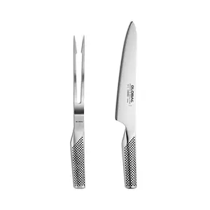 GLOBAL 2-piece Carving Set - Stainless Steel