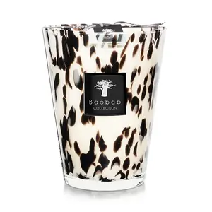 BAOBAB COLLECTION Max 24 Black Pearls Candle - No Color