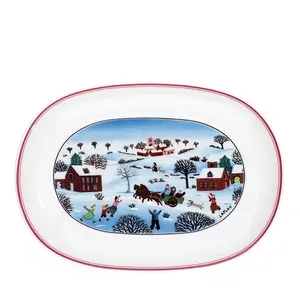 VILLEROY & BOCH Naif Christmas Pickle Dish - Multi
