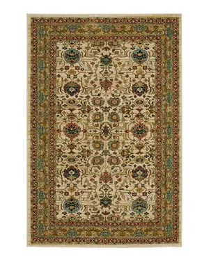KARASTAN Market Keralam Area Rug, 8' X 11 - Cream