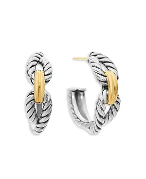 DAVID YURMAN David Yurman Cable Loop Hoop Earrings
