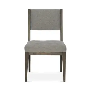 BERNHARDT Linea Side Chair - Solid Ash/cerused Charcoal Finish