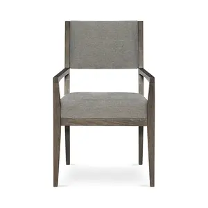 BERNHARDT Linea Arm Chair - Solid Ash/cerused Charcoal Finish