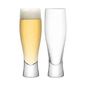 LSA Bar Lager Glass, Set Of 2 - Clear