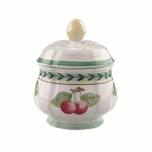 VILLEROY & BOCH French Garden Covered Sugar Bowl - Fleurence