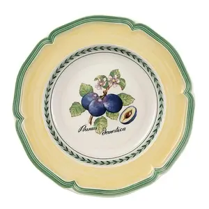 VILLEROY & BOCH French Garden Rim Soup Bowl - Valence