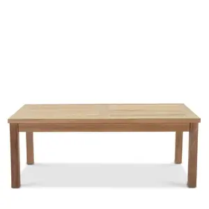 MODWAY Marina Outdoor Patio Teak Rectanglular Coffee Table