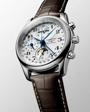 LONGINES Master Collection 40mm Strap Watch - Silver/brown