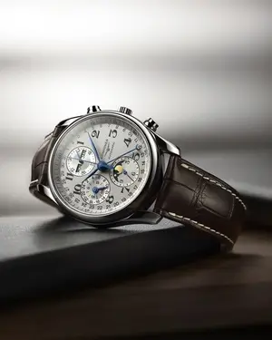LONGINES Master Collection 40mm Strap Watch - Silver/brown