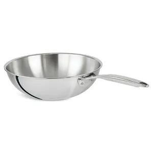 CRISTEL Stainless Steel 12 Wok - Stls Steel