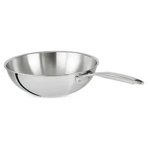CRISTEL Stainless Steel 11 Wok - Stls Steel