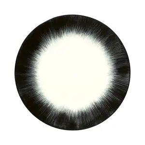 SERAX De Plate Var 4 - White/black