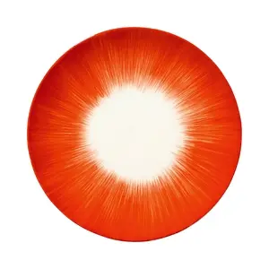 SERAX De Plate Var 5 - White/red