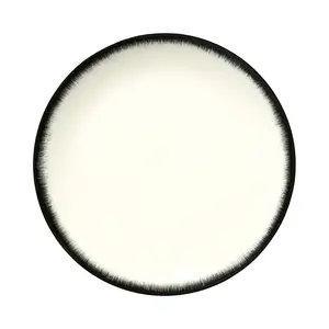 SERAX De Plate Var 3 - White/black