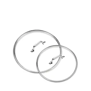 ALL-CLAD Fry Pan Lids Set Of 2 - Stainless