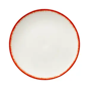 SERAX De Plate Var 2 - White/red