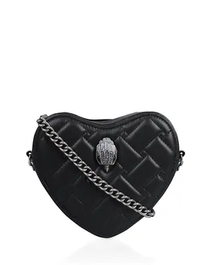 Kurt Geiger Kensington Heart Crossbody Bag - Black