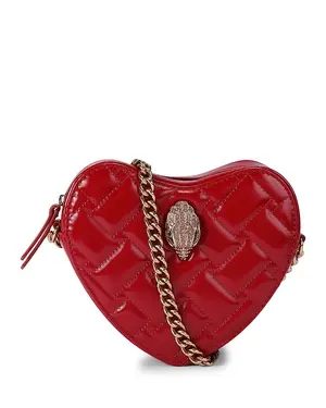 Kurt Geiger Kurt Geiger London Kensington Heart Crossbody Bag Red