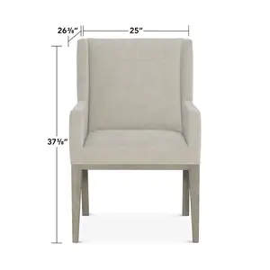 BERNHARDT Artisan Collection Linea Arm Chair - Solid Ash