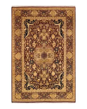 Bloomingdale'S Mogul Area Rug, 6'2 X 9'1 - Red