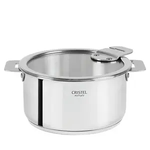 CRISTEL Casteline Tech 1-quart Saucepan With Lid Exclusive - Stainless Steel