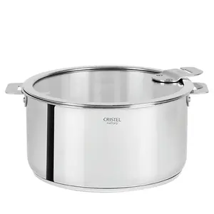 CRISTEL Casteline Tech 6 Qt. Stew Pot With Lid Exclusive - Stainless Steel