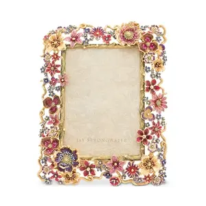 JAY STRONGWATER Ophelia Floral Cluster Frame, 5 X 7 - Multi