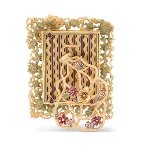 JAY STRONGWATER Ophelia Floral Cluster Frame, 5 X 7