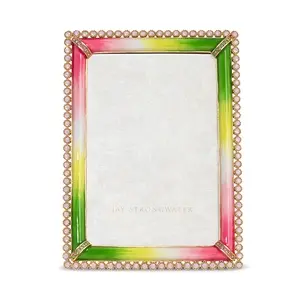 JAY STRONGWATER Lorraine Stone Edge 4 X 6 Frame - Flora
