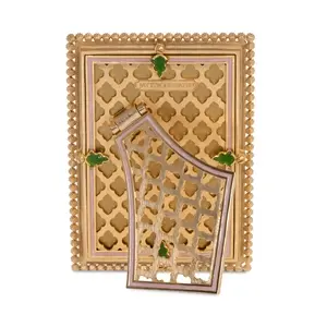 JAY STRONGWATER Lorraine Stone Edge 4 X 6 Frame - Flora