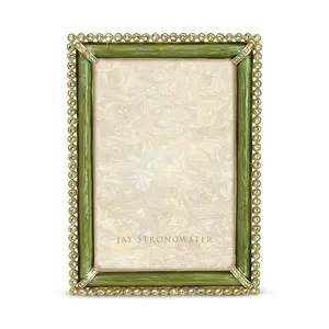 JAY STRONGWATER Lorraine Stone Edge 4 X 6 Frame Leaf