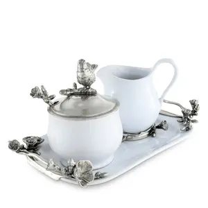 VAGABOND HOUSE Song Bird Stoneware Creamer Set