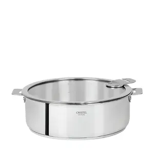 CRISTEL Casteline Tech 5 Qt. Saute Pan With Lid Exclusive - Stainless Steel