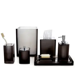 Jonathan Adler Hollywood Bath Amenity Holder - Smoke Gray