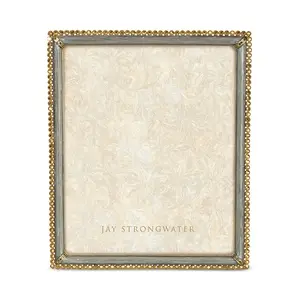 JAY STRONGWATER Laetitia Stone Edge Frame, 8 X 10 Silver