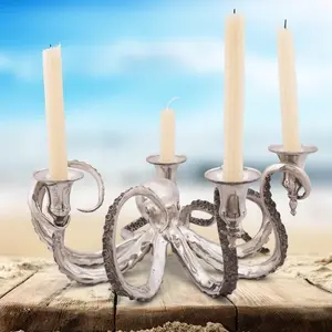 VAGABOND HOUSE Four Taper Octopus Candelabrum