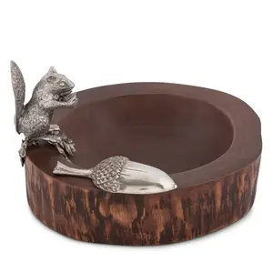 VAGABOND HOUSE Standing Squirrel Nut Bowl And Scoop