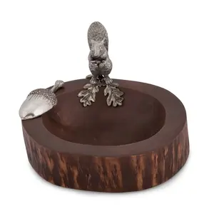 VAGABOND HOUSE Standing Squirrel Nut Bowl And Scoop