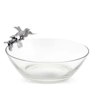 VAGABOND HOUSE Songbird Glass Bowl - Pewter