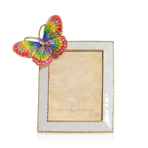 JAY STRONGWATER Nova Butterfly Frame, 3 X 4 - Rainbow