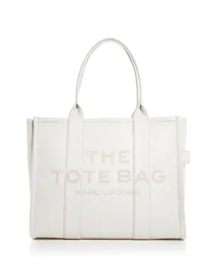 Marc Jacobs The Large Tote Bag - Cotton/silver